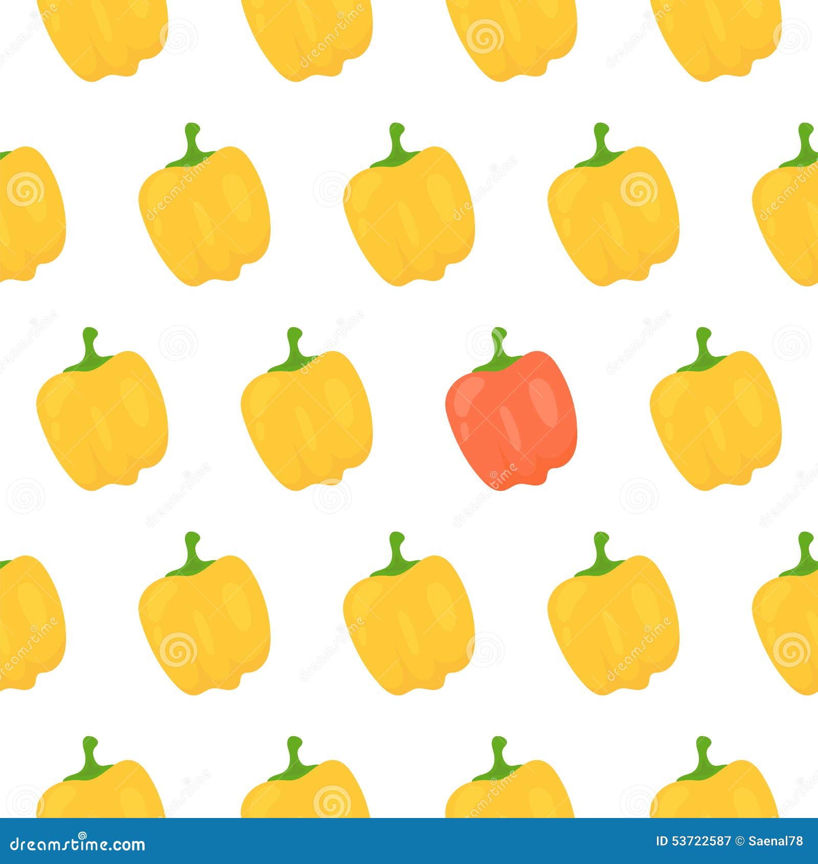 Sweet Pepper Plant Growth Stages Infographic Elements In Flat Design ...