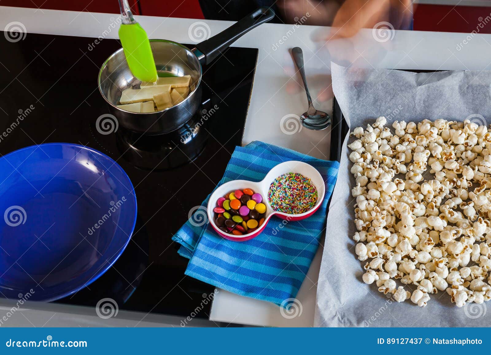 Sweet Popcorn stock image. Image of crunchy, sweeties - 89127437
