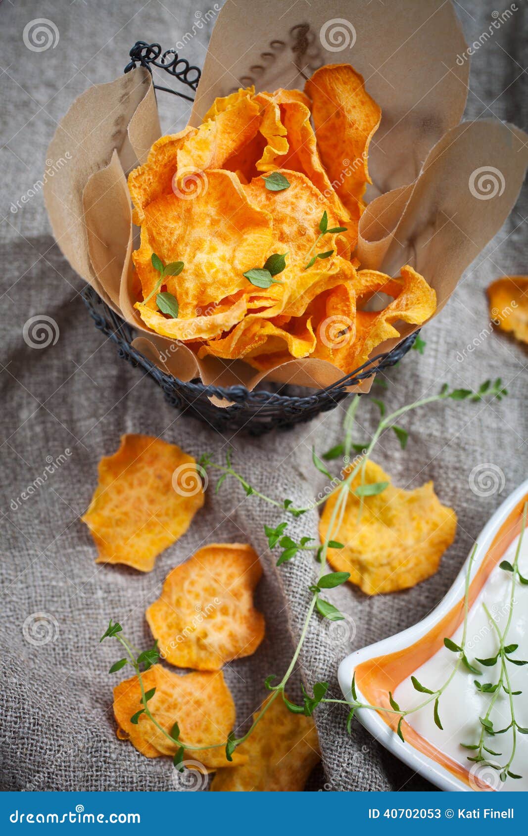 Sweet potato chips stock image. Image of flavor, chips - 40702053