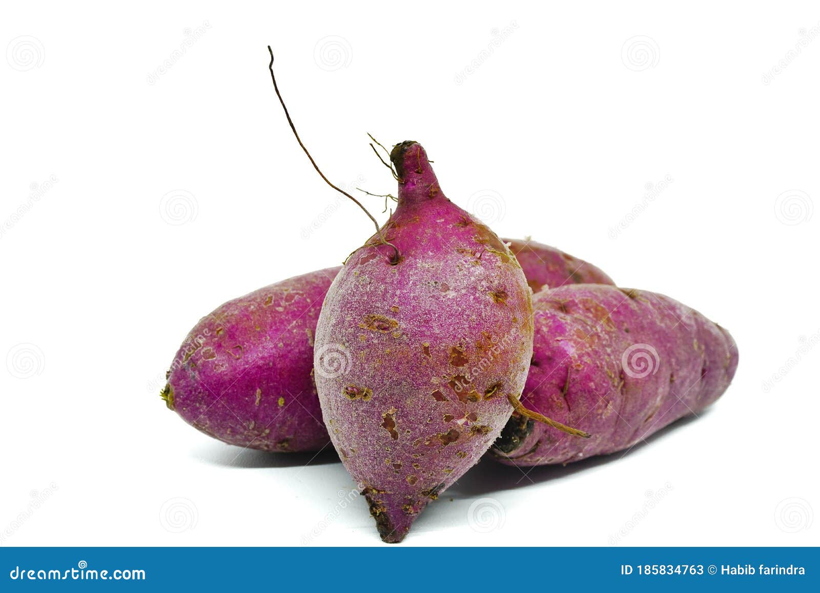 Sweet Potato or Ubi Isolated on White Background Stock Image - Image of ...