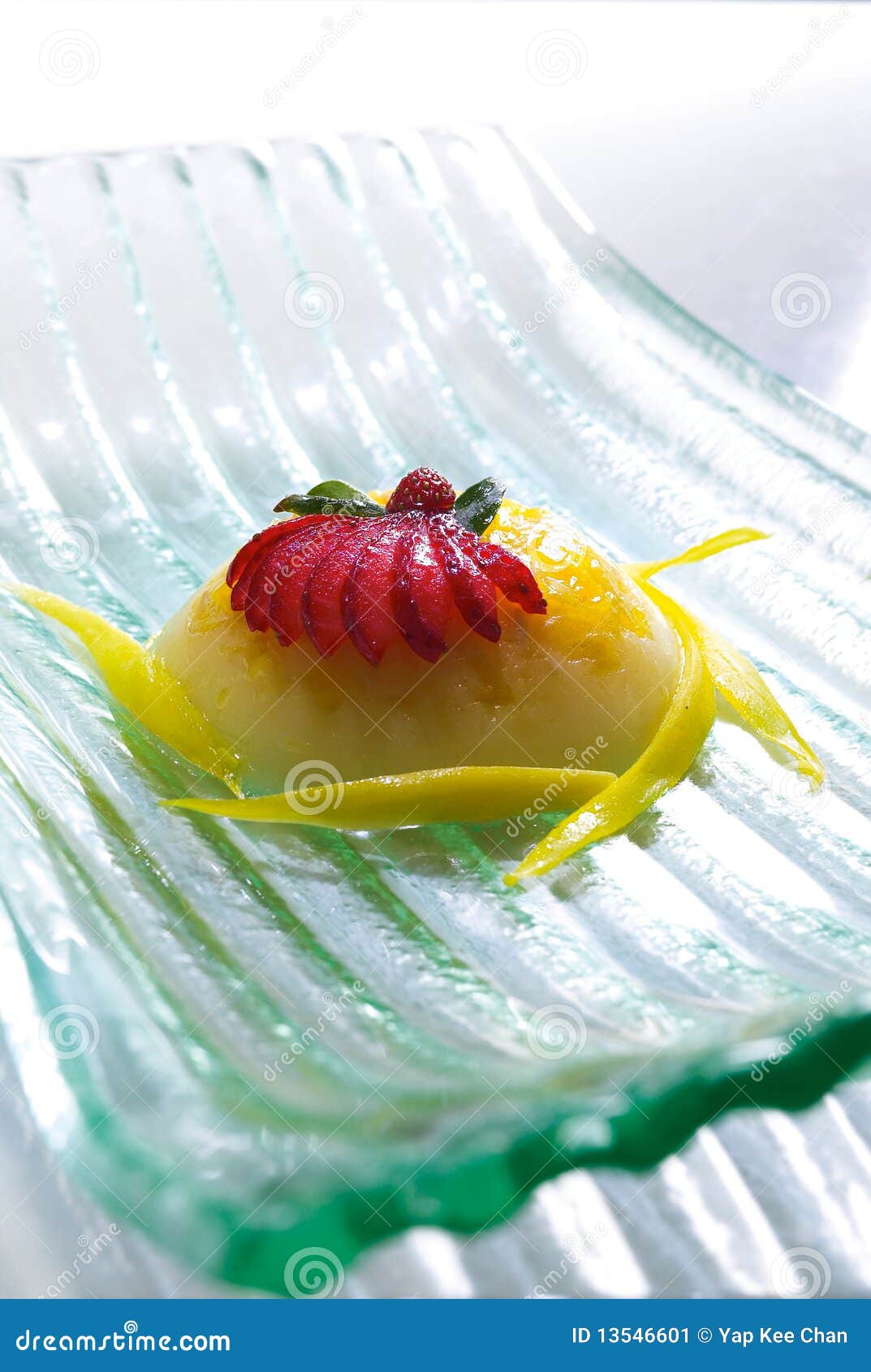 Sweet Pudding stock image. Image of meal, decoration - 13546601