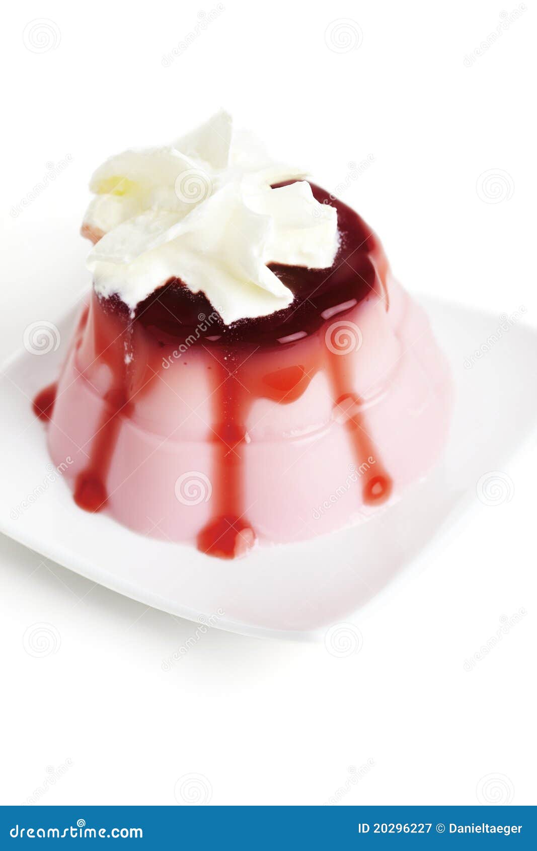 Sweet pudding stock image. Image of decoration, pannacotta - 20296227