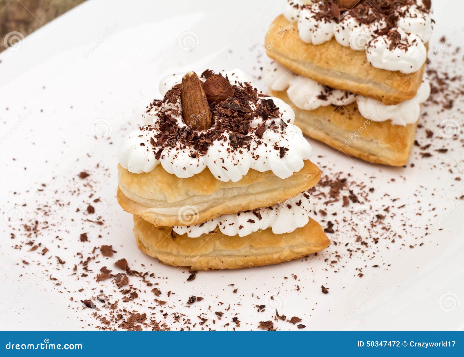 Sweet puff pastry stock photo. Image of bakery, sugar - 50347472