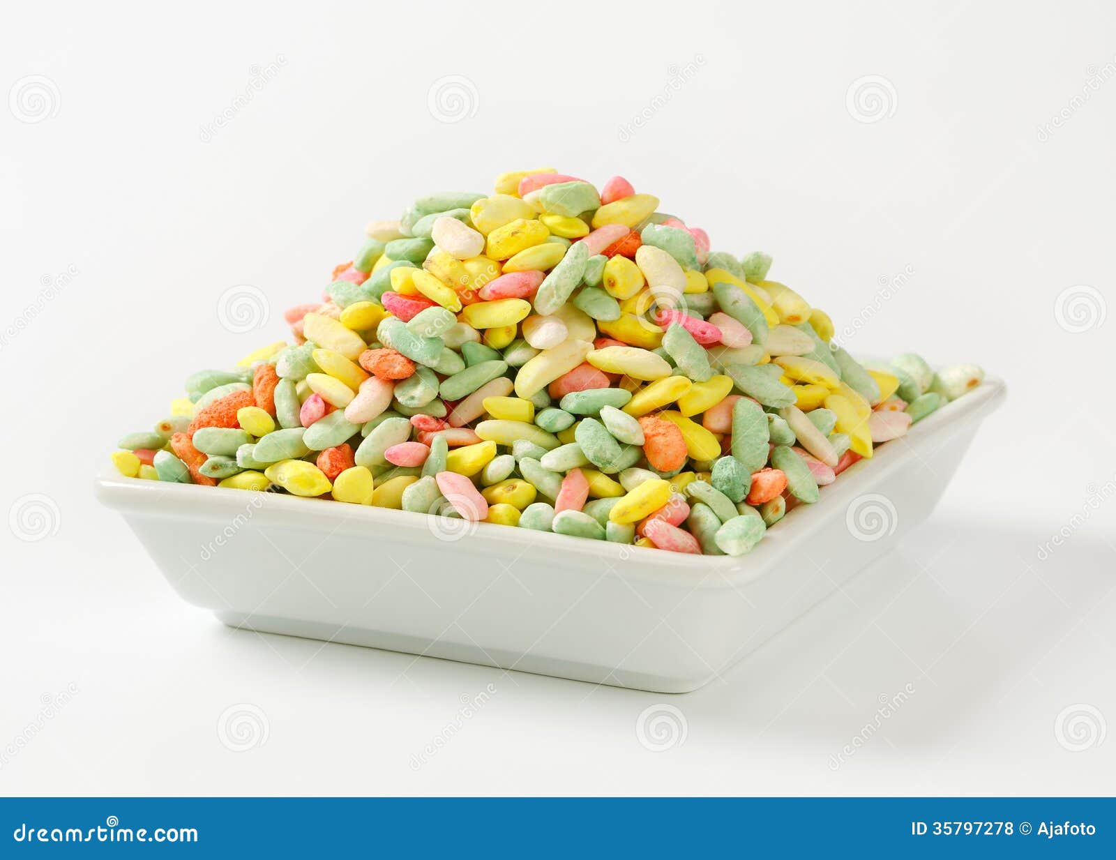 Sweet puffed rice stock photo. Image of rice, dessert - 35797278