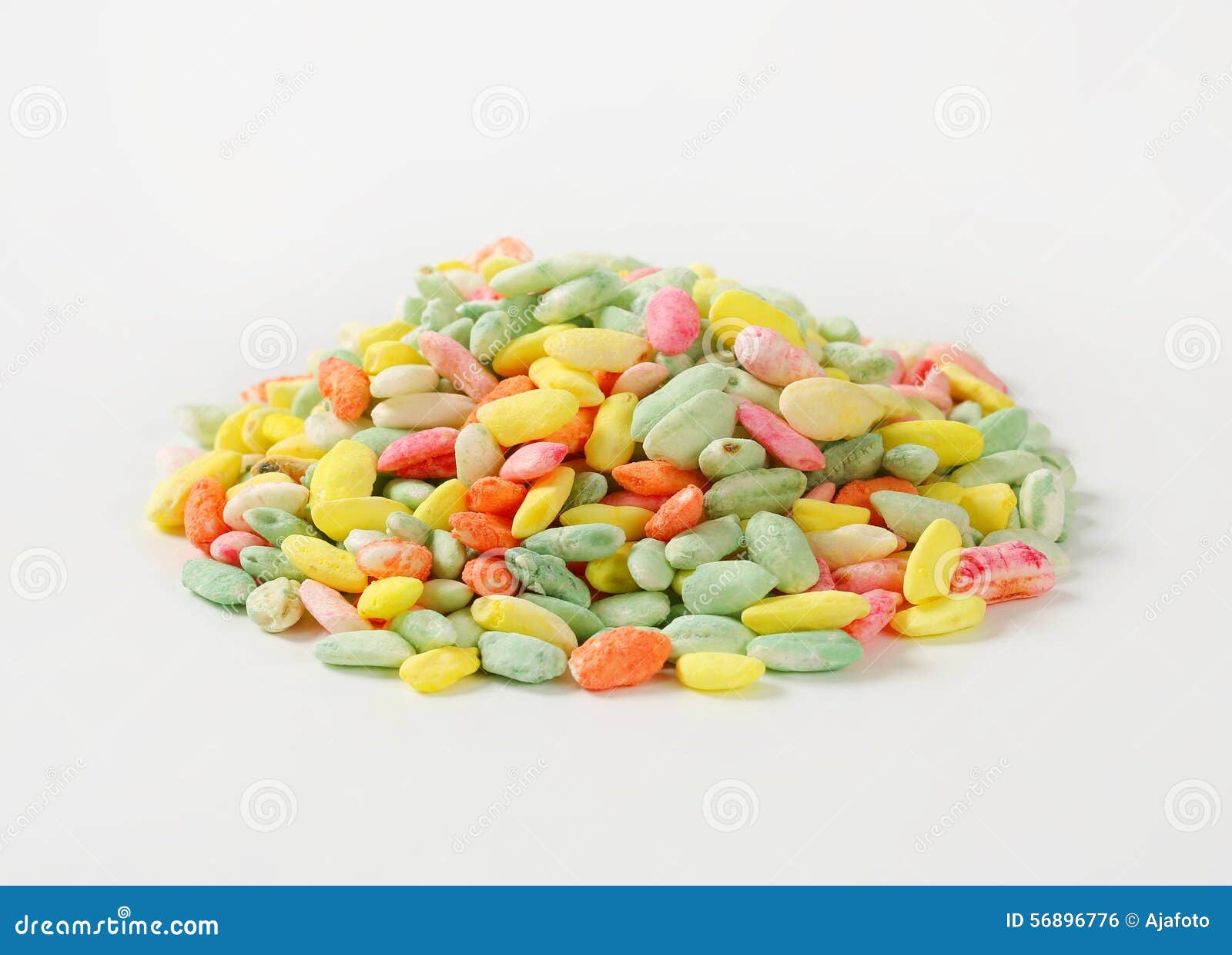 Sweet puffed rice stock photo. Image of colorful, snack - 56896776