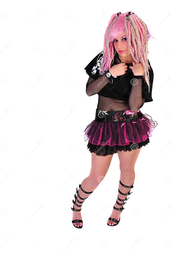 Sweet and punk stock image. Image of expressions, face - 7933711