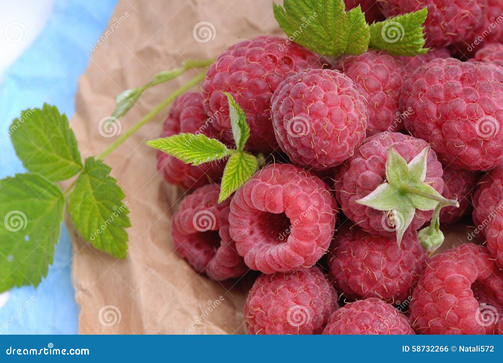 Sweet raspberries stock photo. Image of color, ingredient - 58732266