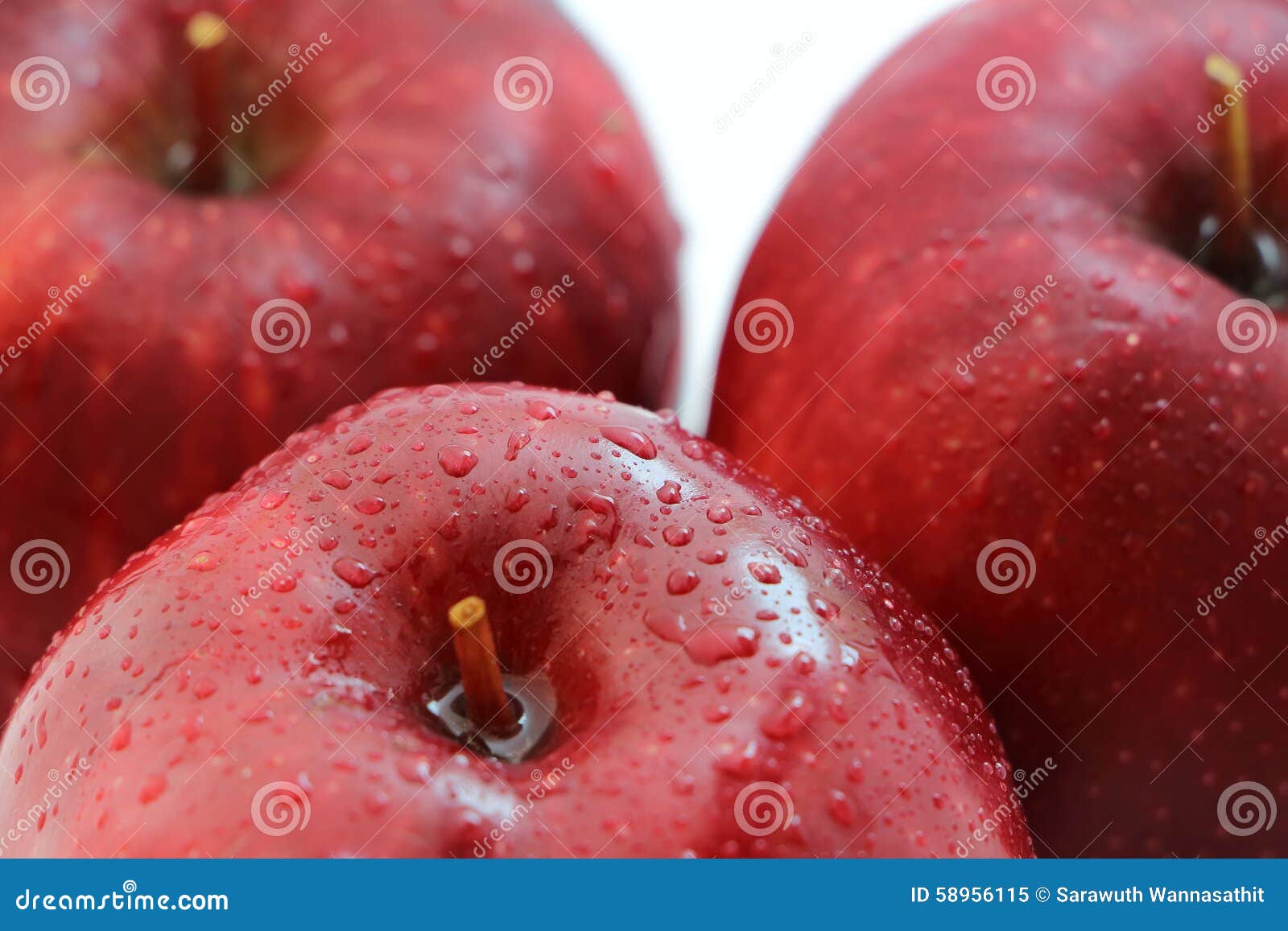 Sweet red apple fruit stock image. Image of natural, agriculture - 58956115