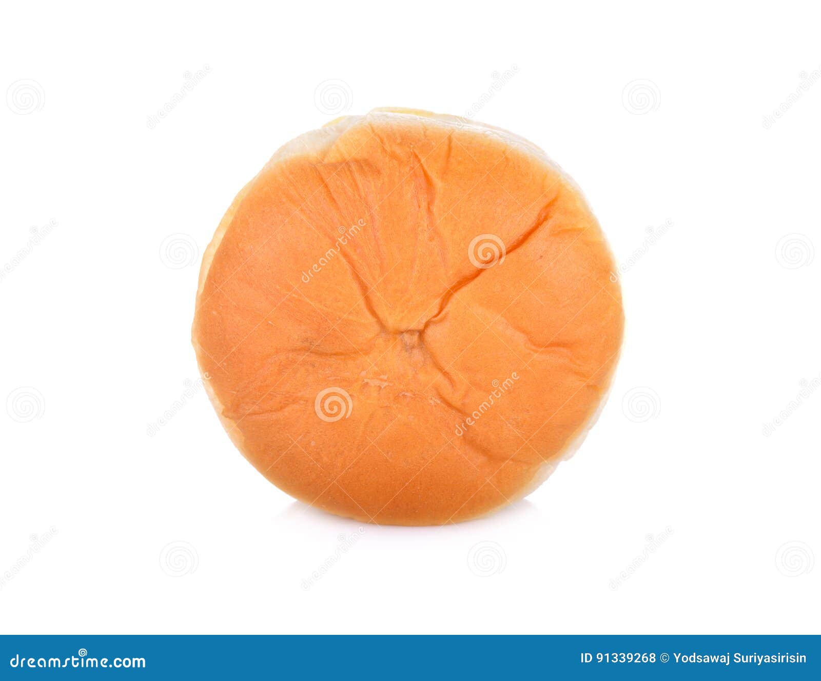Sweet Red Bean Bread on White Background Stock Photo - Image of ...