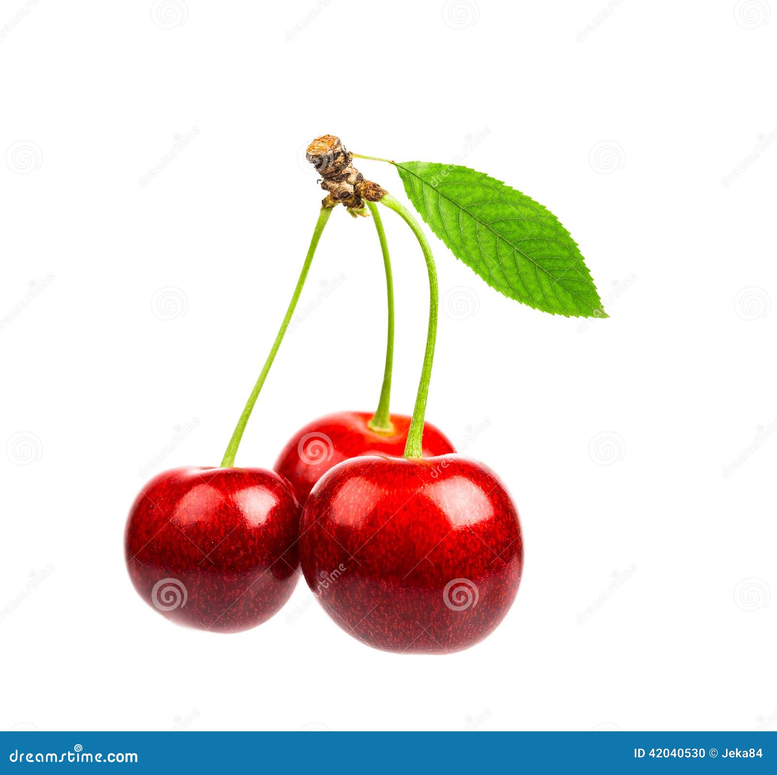 Sweet red cherry stock photo. Image of dessert, natural - 42040530