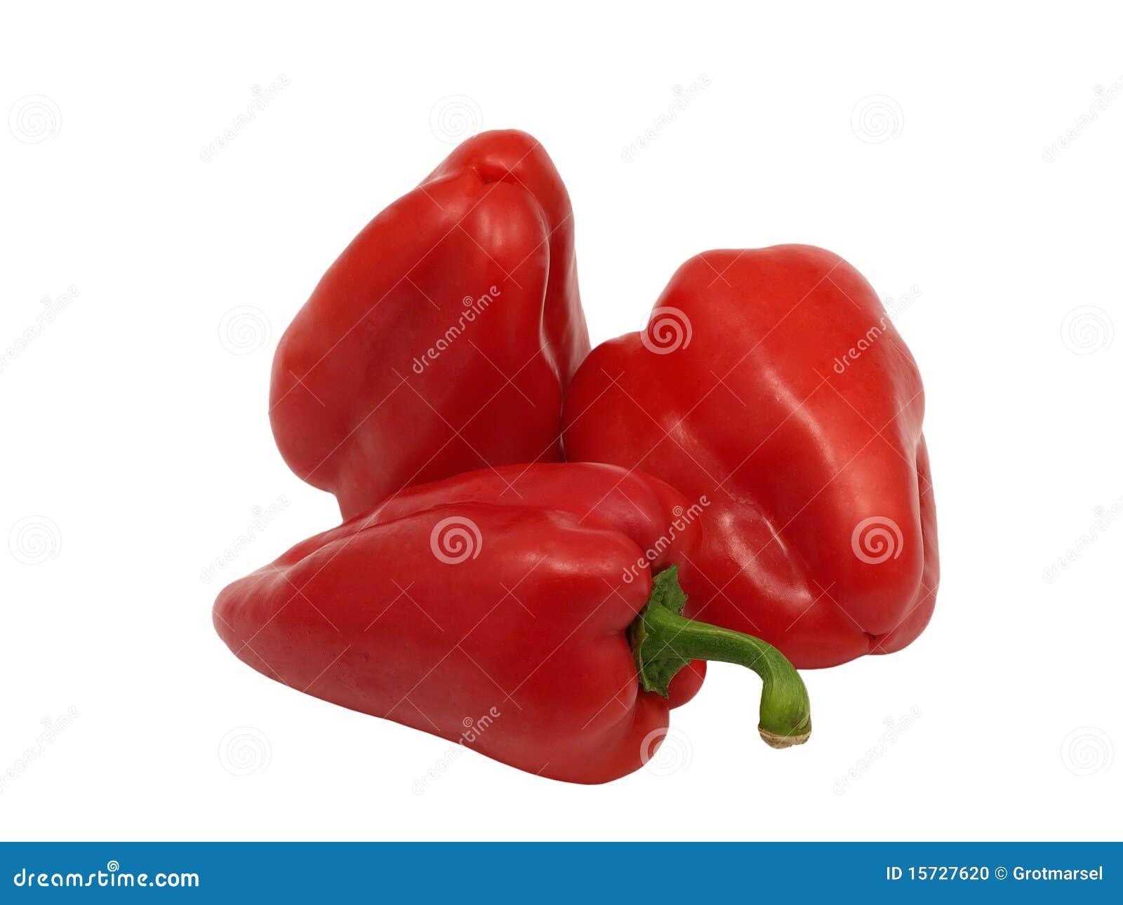 Sweet red pepper.Isolated. stock photo. Image of food - 15727620