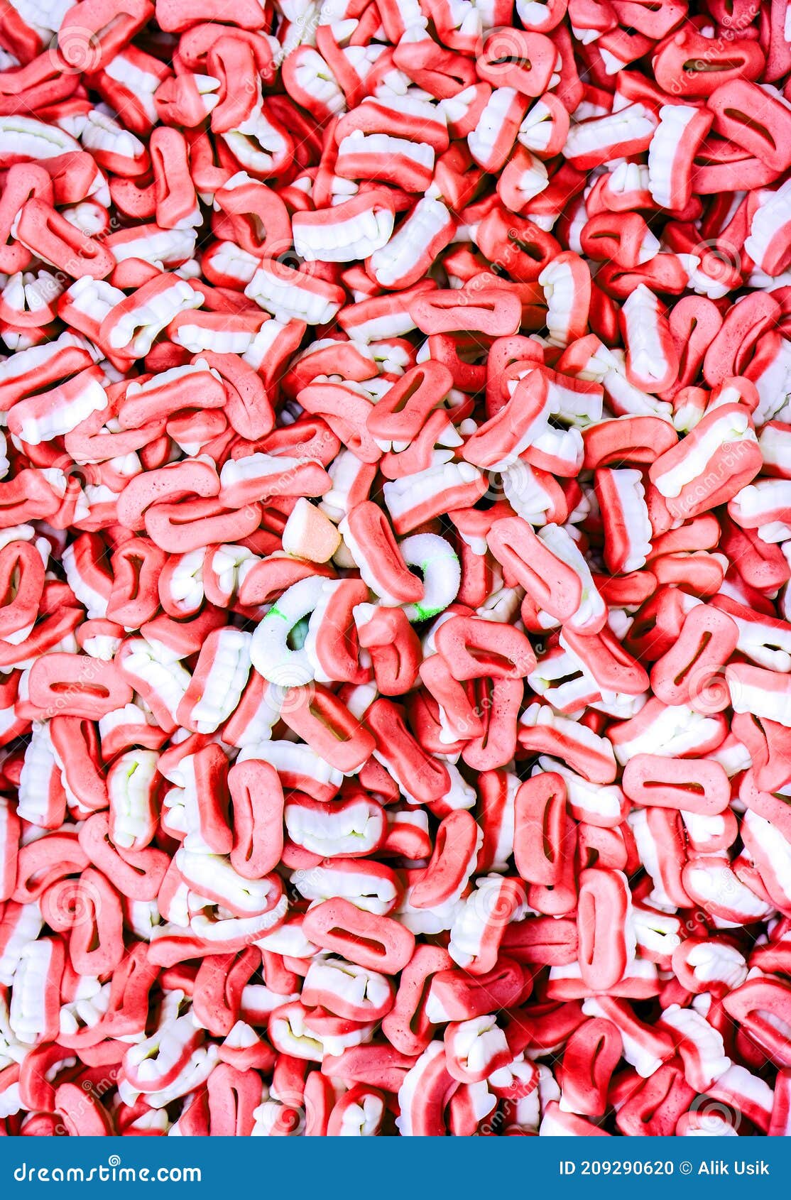 Sweet Red and White Candy Teeth As Background Stock Photo - Image of ...
