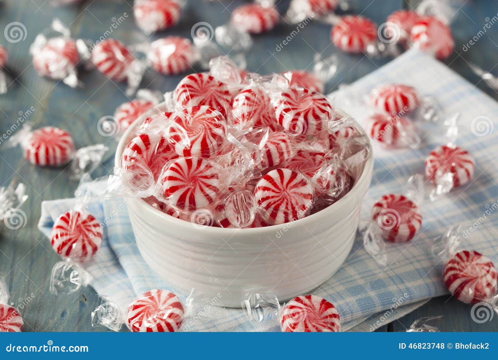 Sweet Red and White Peppermint Candy Stock Photo - Image of christmas ...