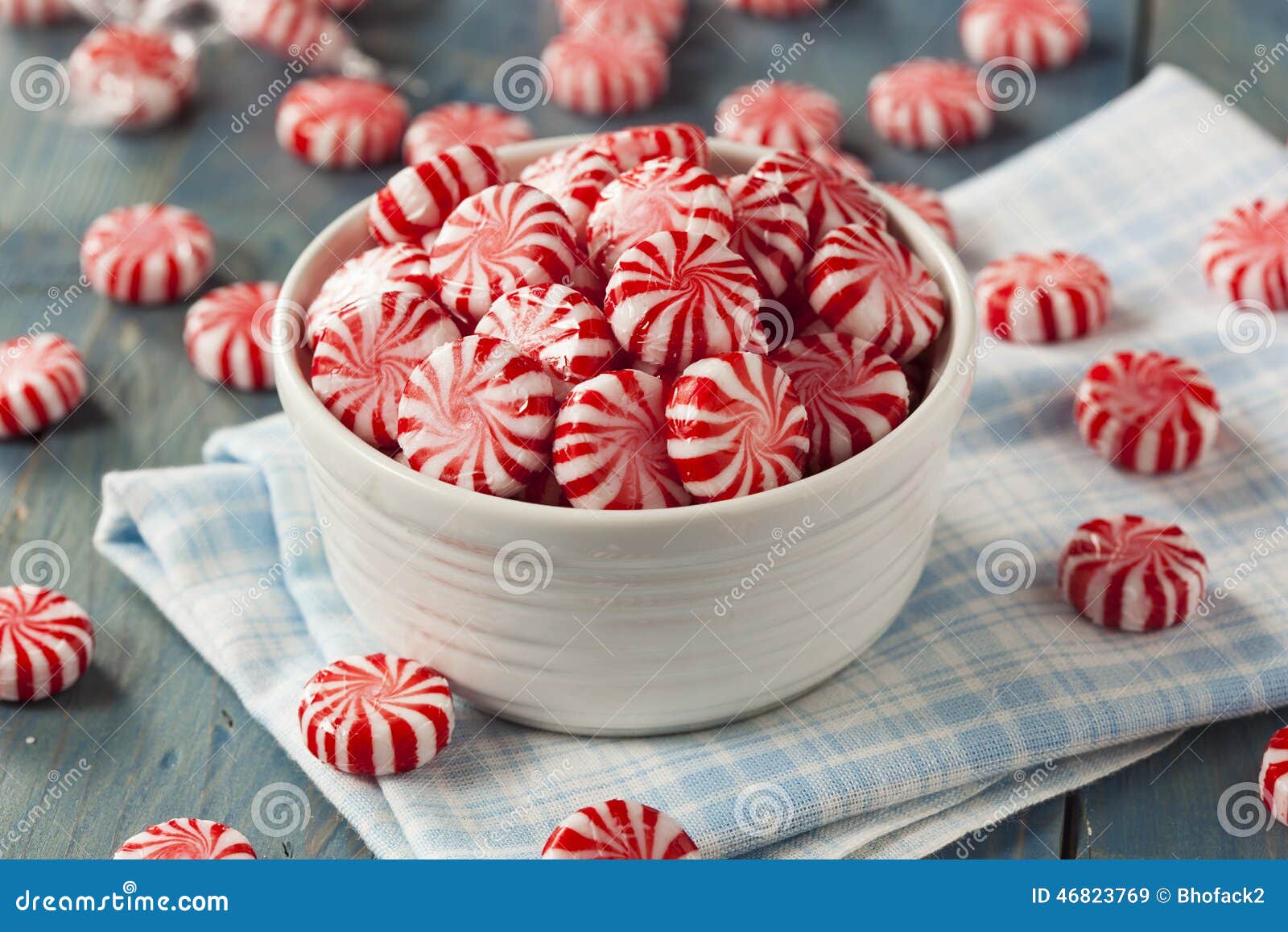 Sweet Red and White Peppermint Candy Stock Image - Image of sweet ...