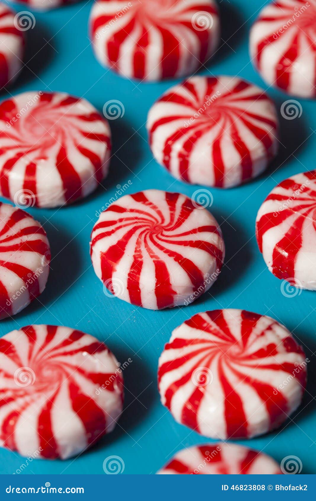 Sweet Red and White Peppermint Candy Stock Photo - Image of hard ...