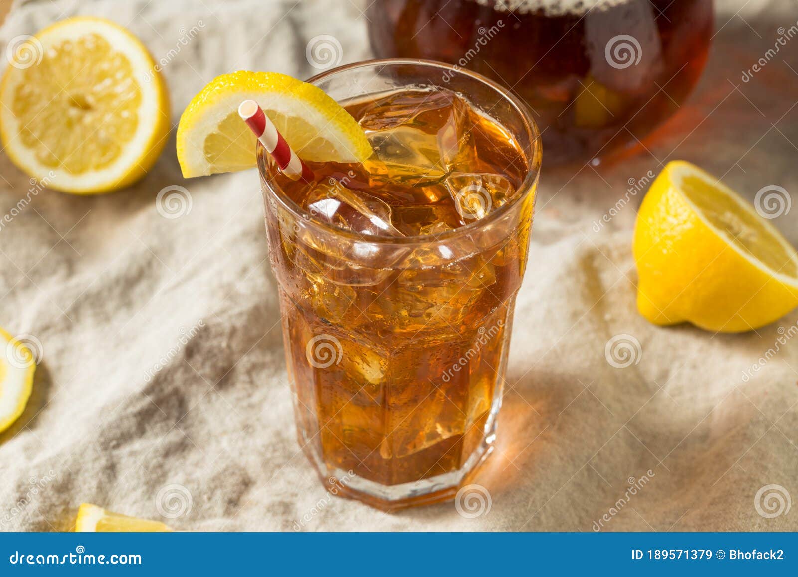 Sweet Refreshing Cold Iced Tea Stock Image - Image of refreshment ...
