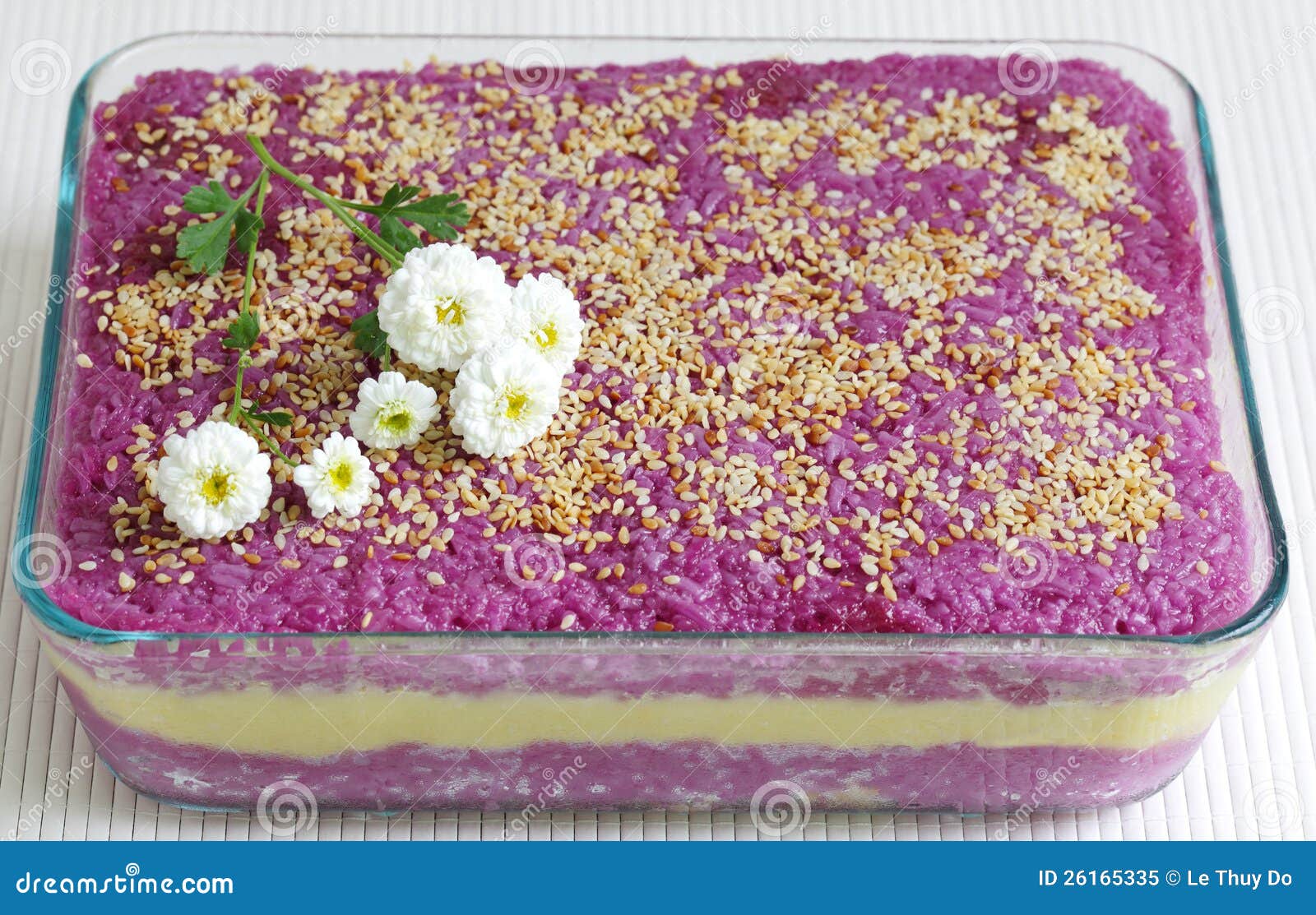 Sweet Rice Cake stock image. Image of leaf, traditional - 26165335