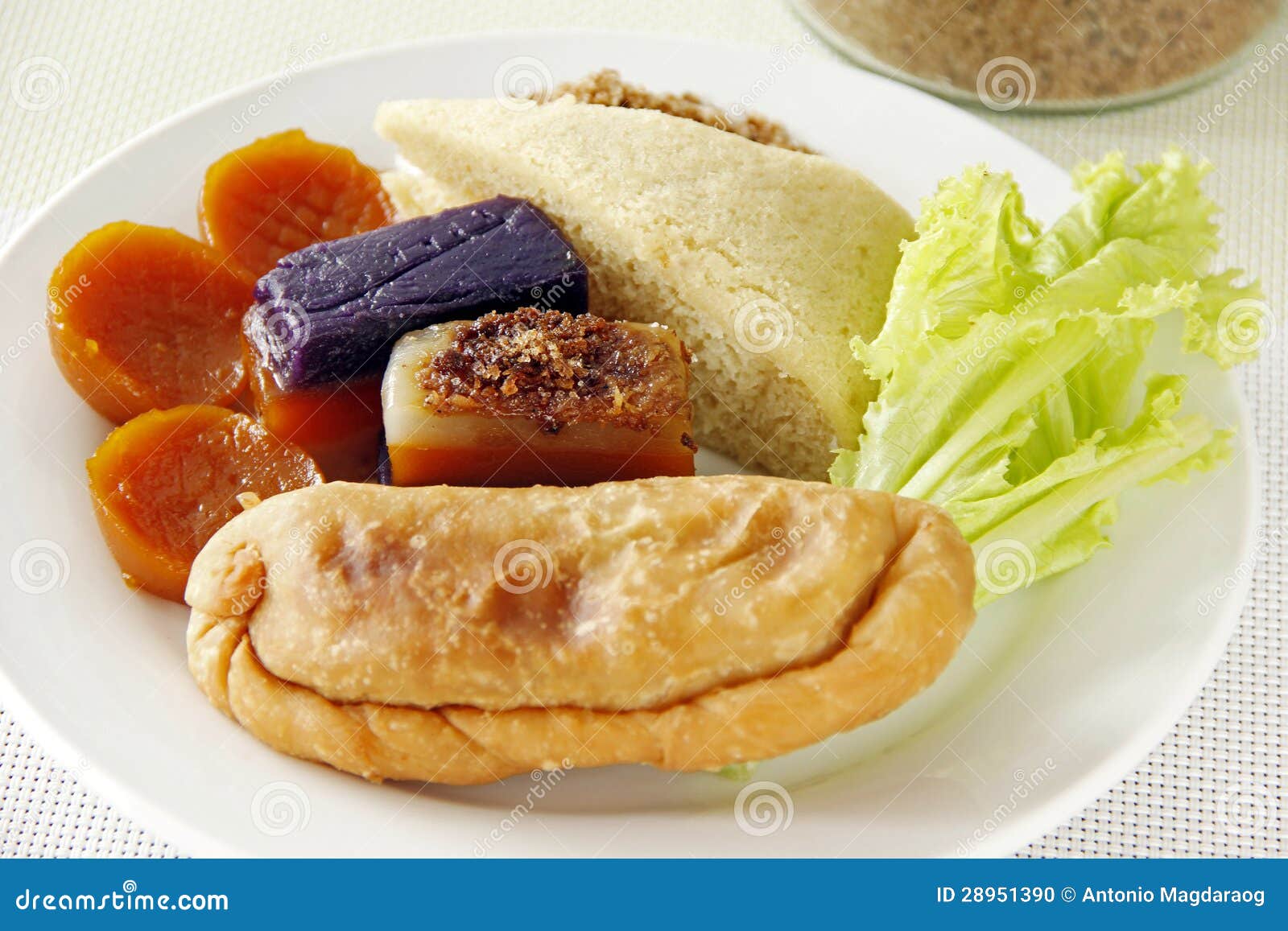 Sweet rice cake stock photo. Image of cooking, filipino - 28951390