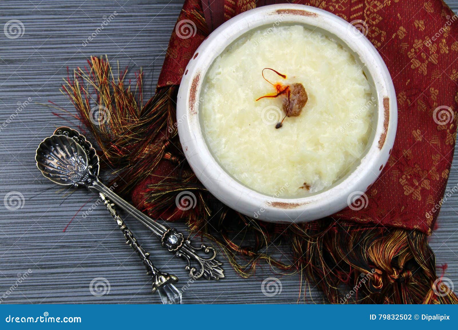 Sweet Rice Kheer or Pudding Stock Photo - Image of pudding, traditional ...