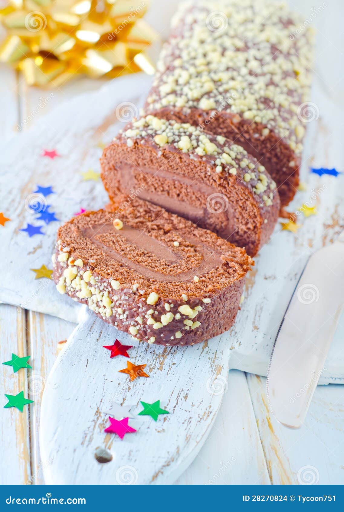 Sweet roll stock photo. Image of chocolate, glass, pastry - 28270824