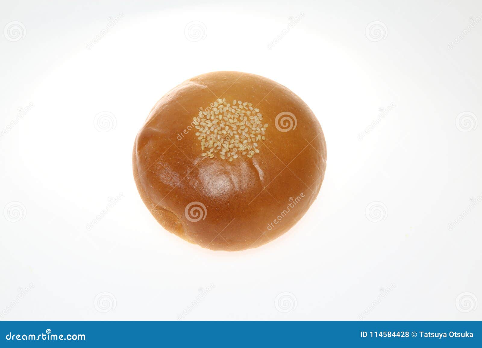 Sweet Roll Filled with Red Bean Paste Stock Photo - Image of anko, buns ...