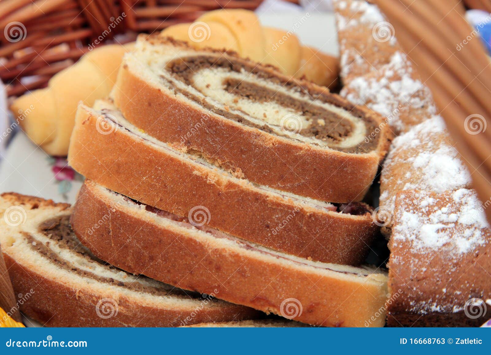 Sweet Rolls stock image. Image of pastry, milk, rolled - 16668763