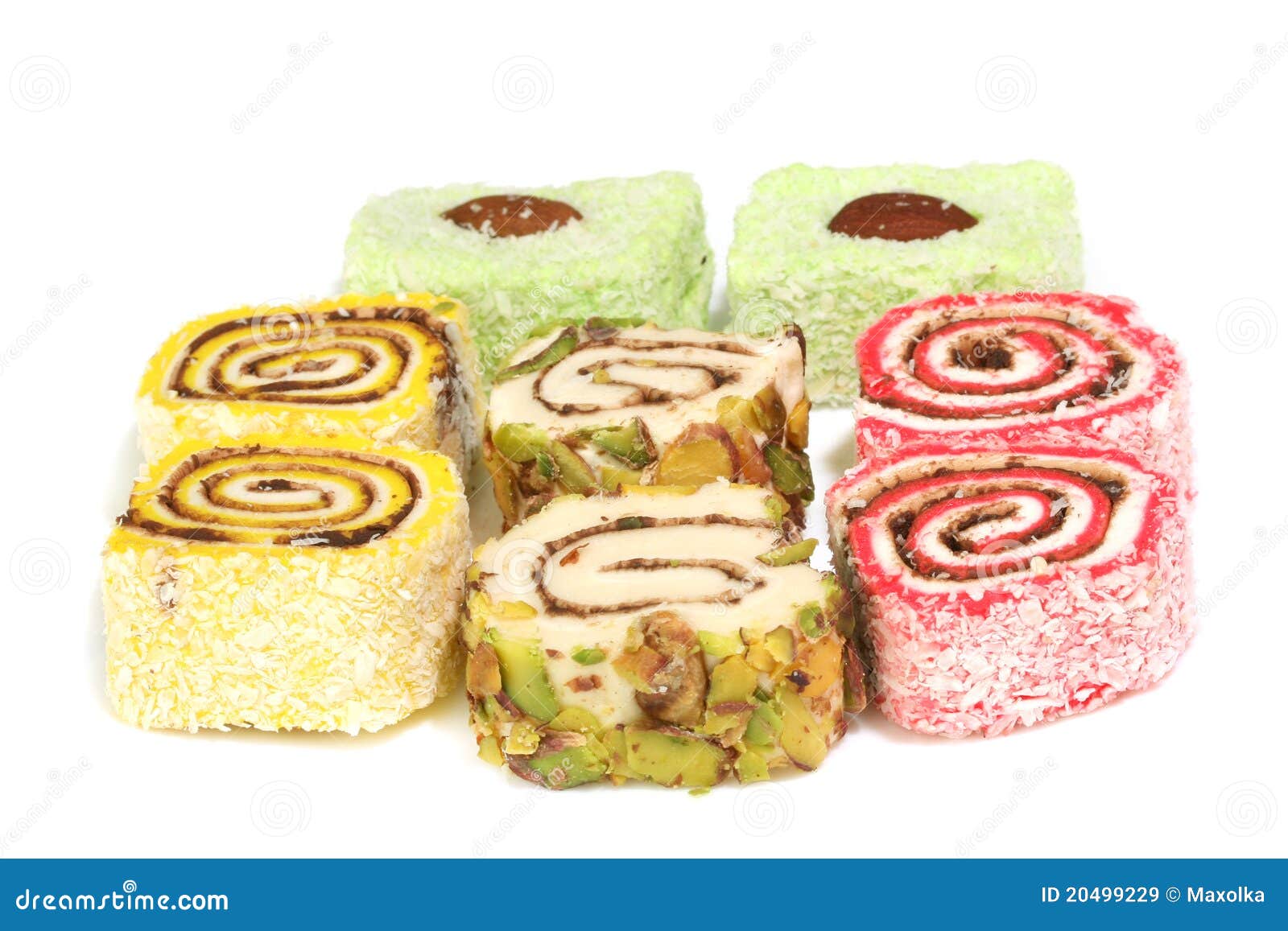 Sweet rolls stock image. Image of round, candies, roll - 20499229