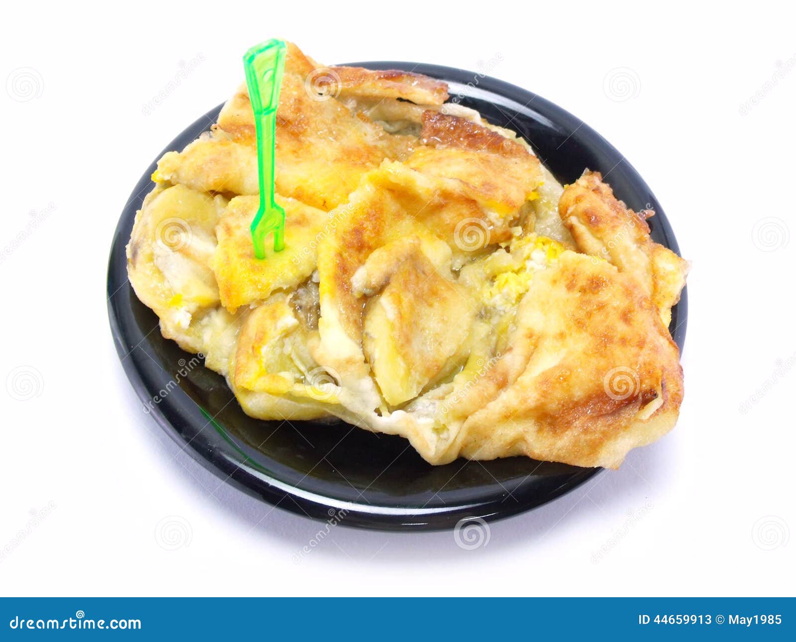 Sweet Roti with Egg and Banana Stock Image - Image of traditional, roti ...