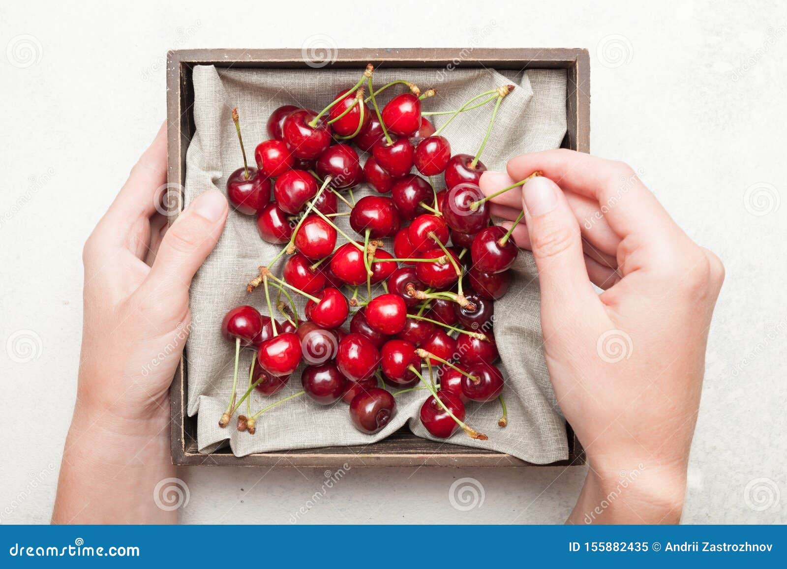 Sweet Sherry Basket, Bowl Berry Background Stock Image - Image of ...