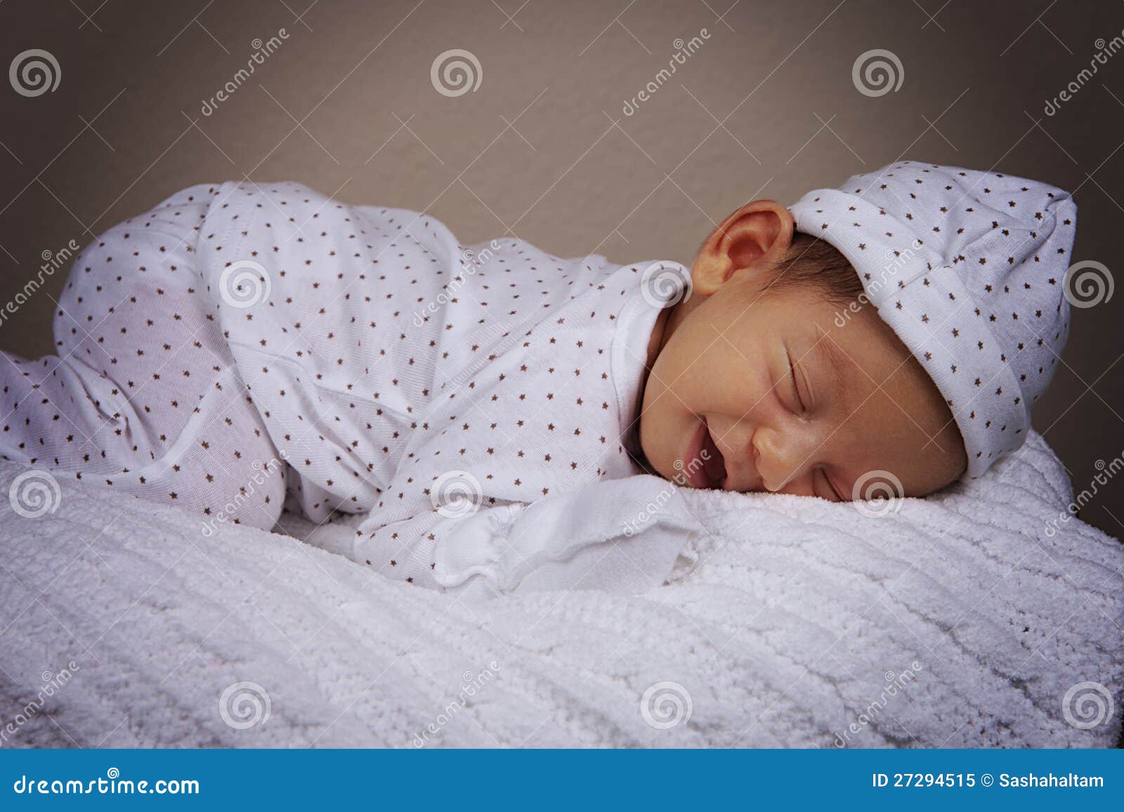 Sweet sleeping boy stock image. Image of basket, infancy - 27294515