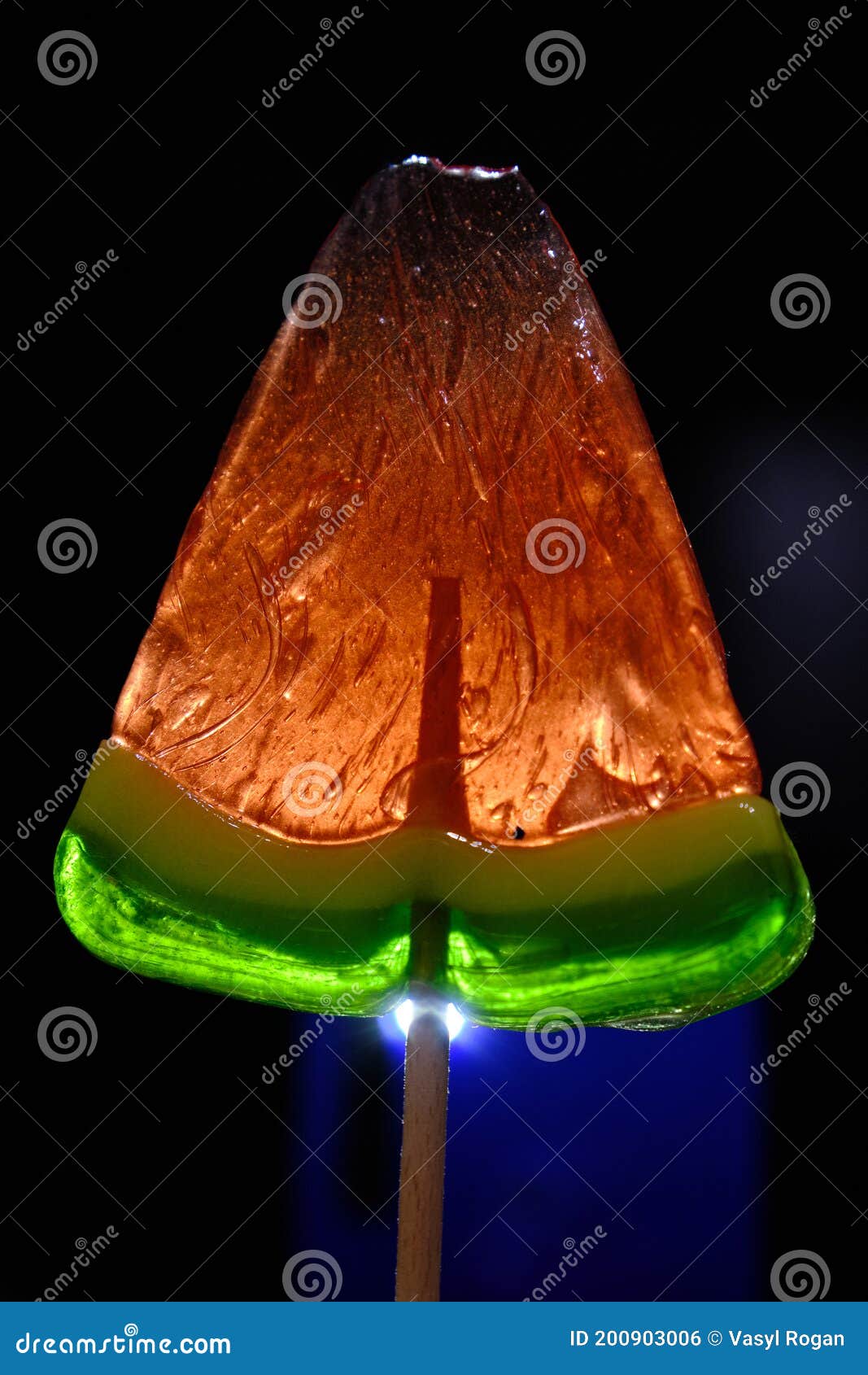 Sweet Slice, Watermelon Lollipop on a Long Stick in the Form of a ...