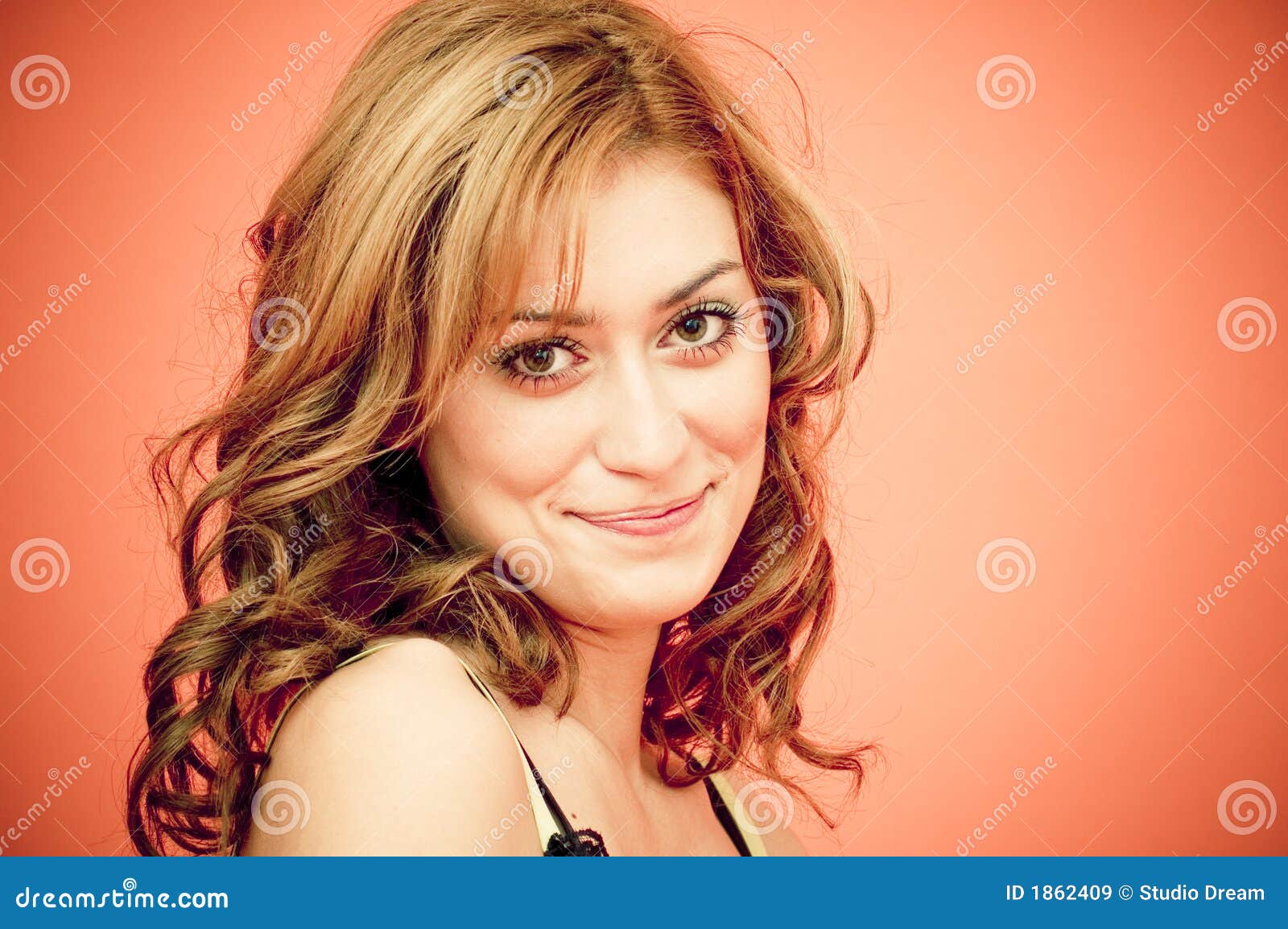 Sweet Smile stock image. Image of dainty, delicate, flirtatious - 1862409