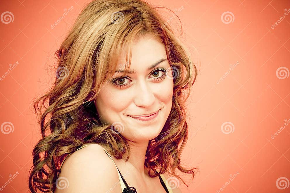 Sweet Smile stock image. Image of dainty, delicate, flirtatious - 1862409