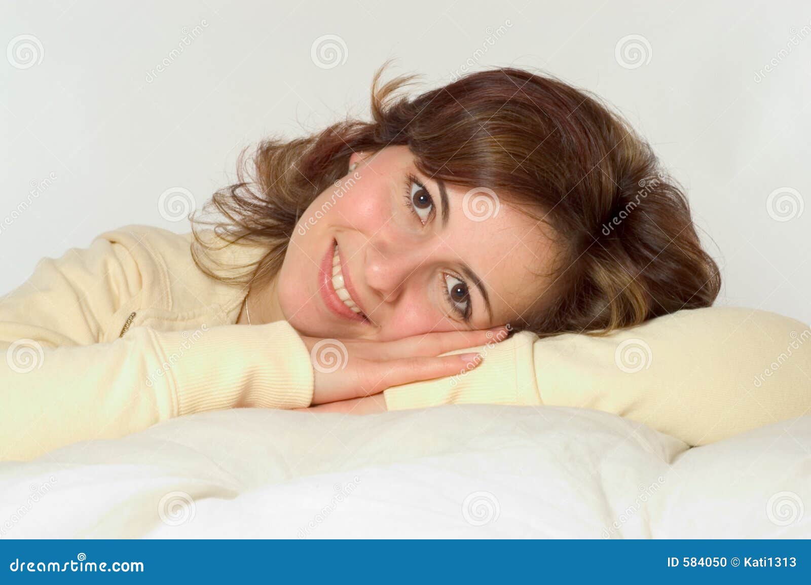 Sweet smile stock photo. Image of people, portrait, couch - 584050