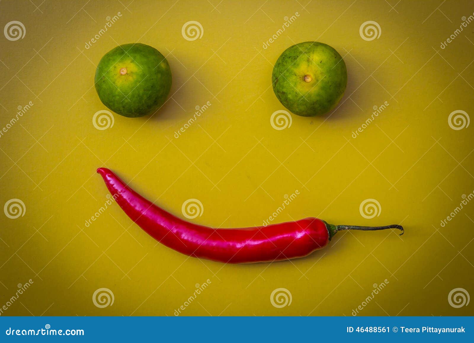 Sweet smile stock image. Image of yellowo, chilli, face - 46488561