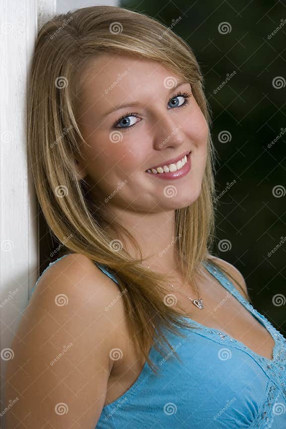Sweet Smiling Face stock photo. Image of hair, joyful - 1940906