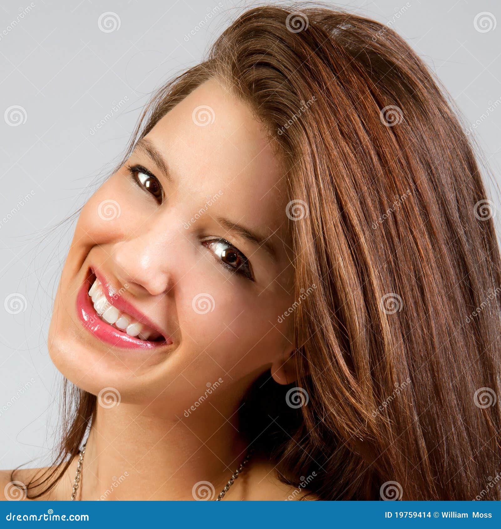 Sweet, Smiling Young Woman stock photo. Image of excitement - 19759414