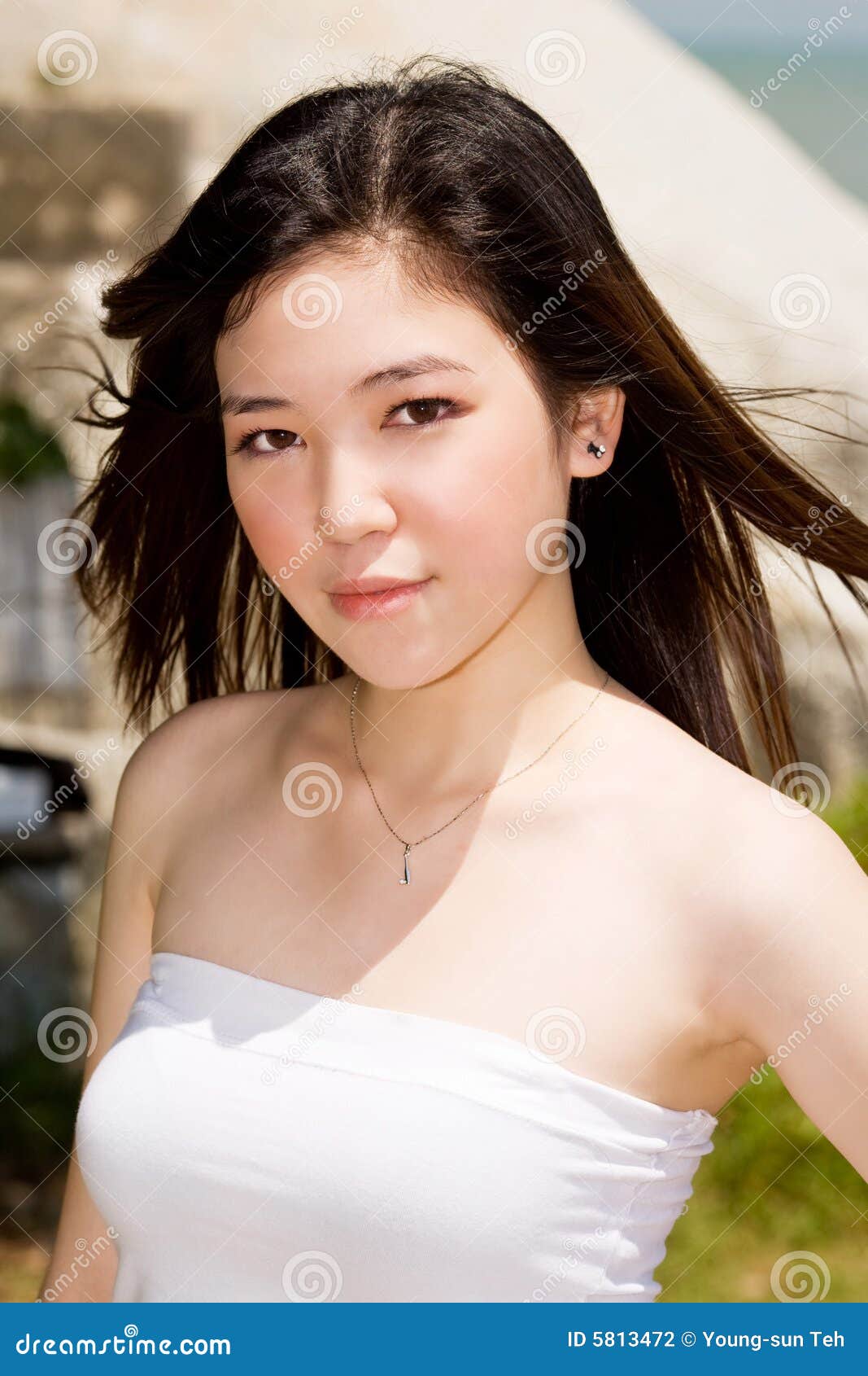 Sweet smiling young women stock photo. Image of korean - 5813472