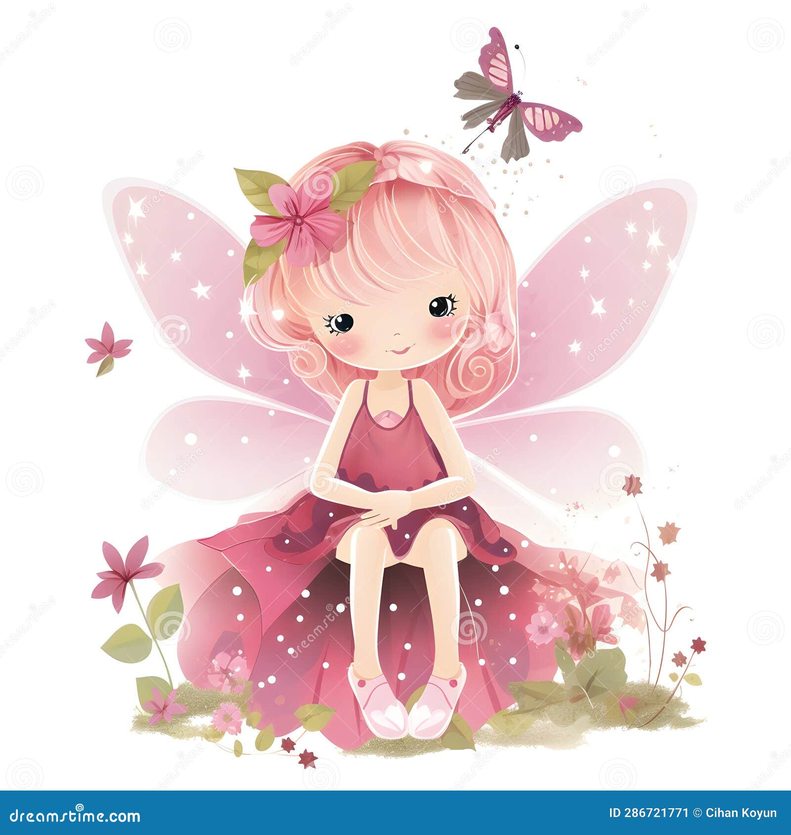 Sweet sparkling pixie stock illustration. Illustration of beauty ...