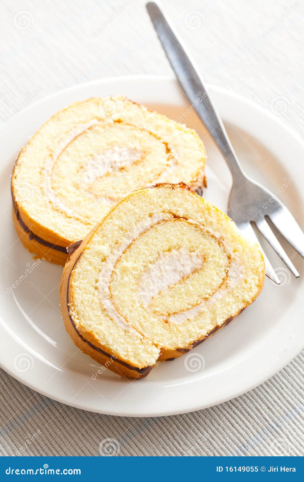 Sweet sponge roll dessert stock image. Image of dessert - 16149055
