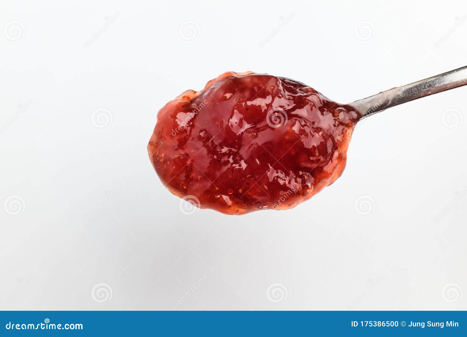 Sweet and Sticky Strawberry Jam Stock Photo - Image of sticky, dessert ...