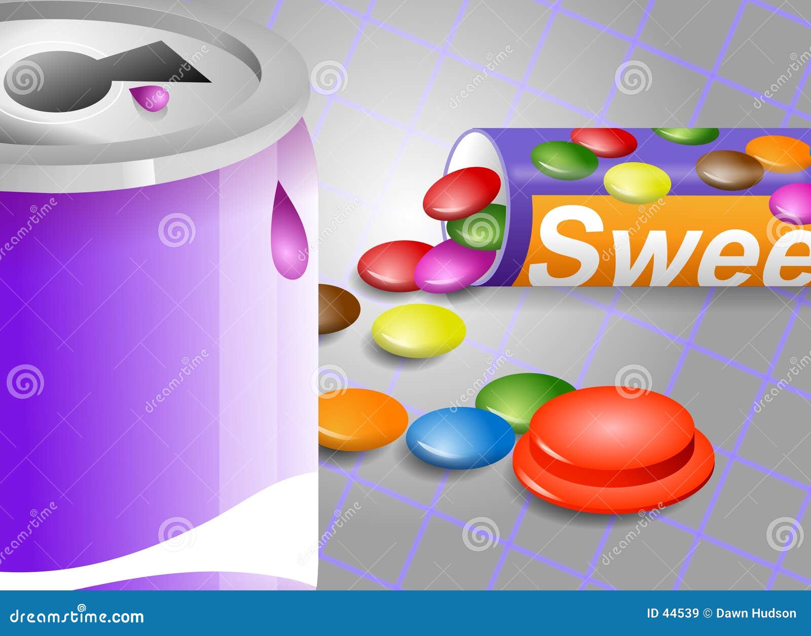 Sweet Stuff stock illustration. Illustration of refreshments - 44539