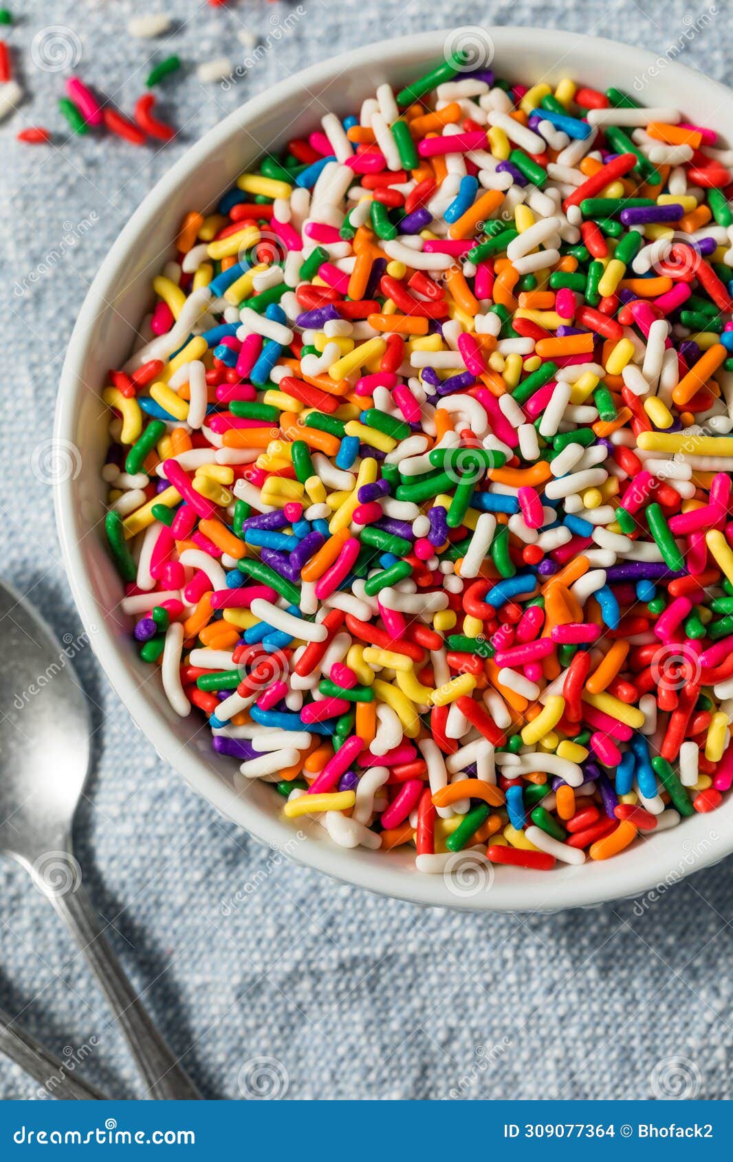Sweet Sugary Candy Sprinkles Stock Photo - Image of rainbow, sprinkles ...