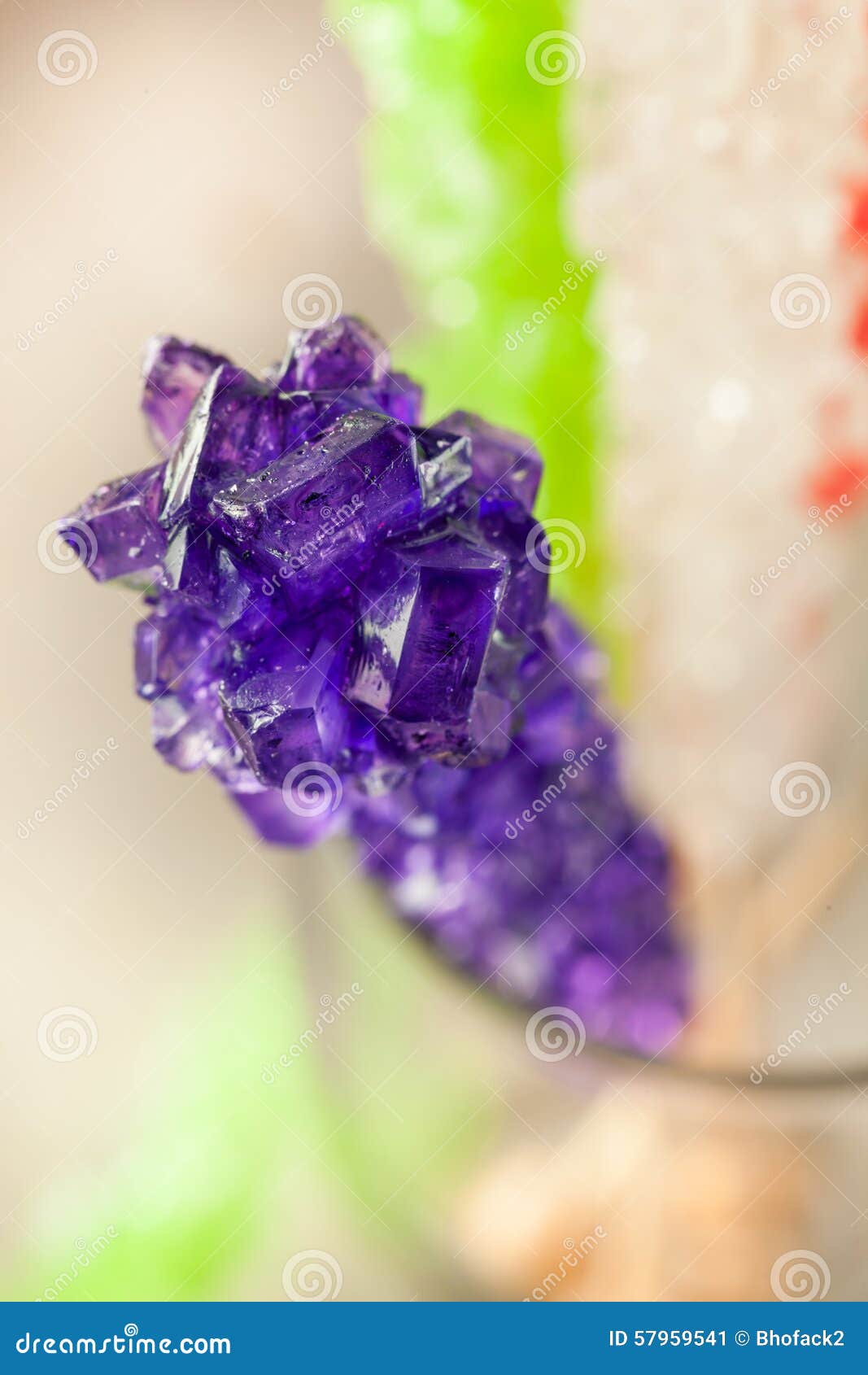 Sweet Sugary Multi Colored Rock Candy Stock Image - Image of natural ...