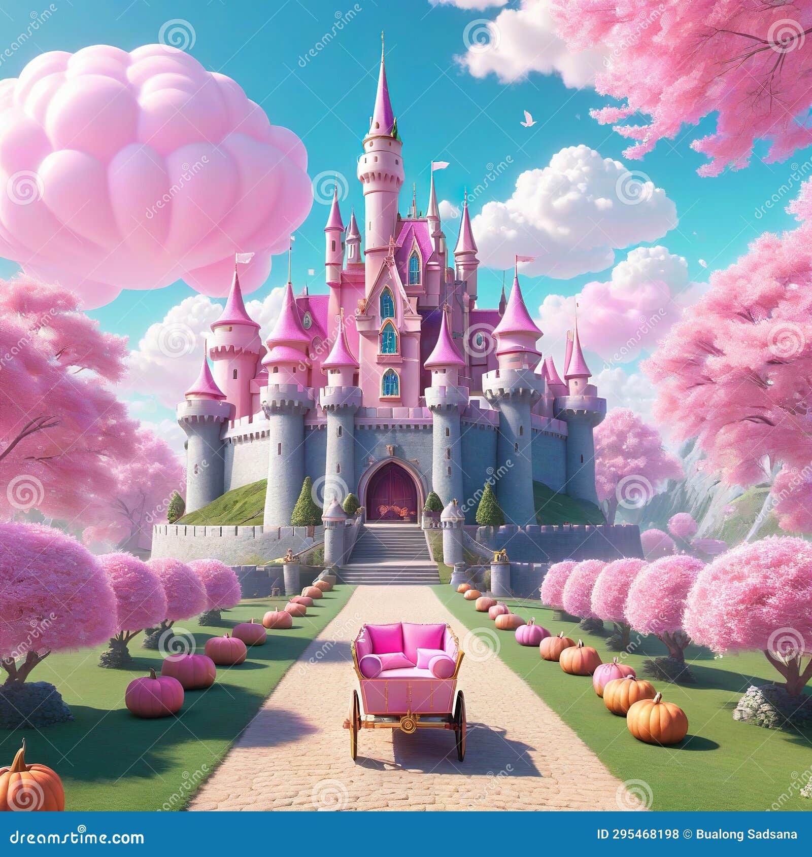 A Sweet Tale with Pastel a a and a Stock Illustration - Illustration of ...