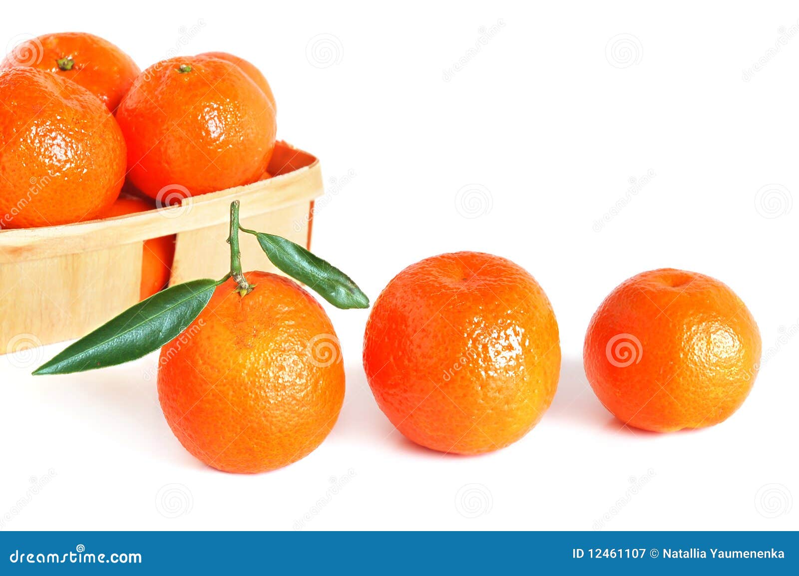 Sweet tangerines stock image. Image of basket, color - 12461107
