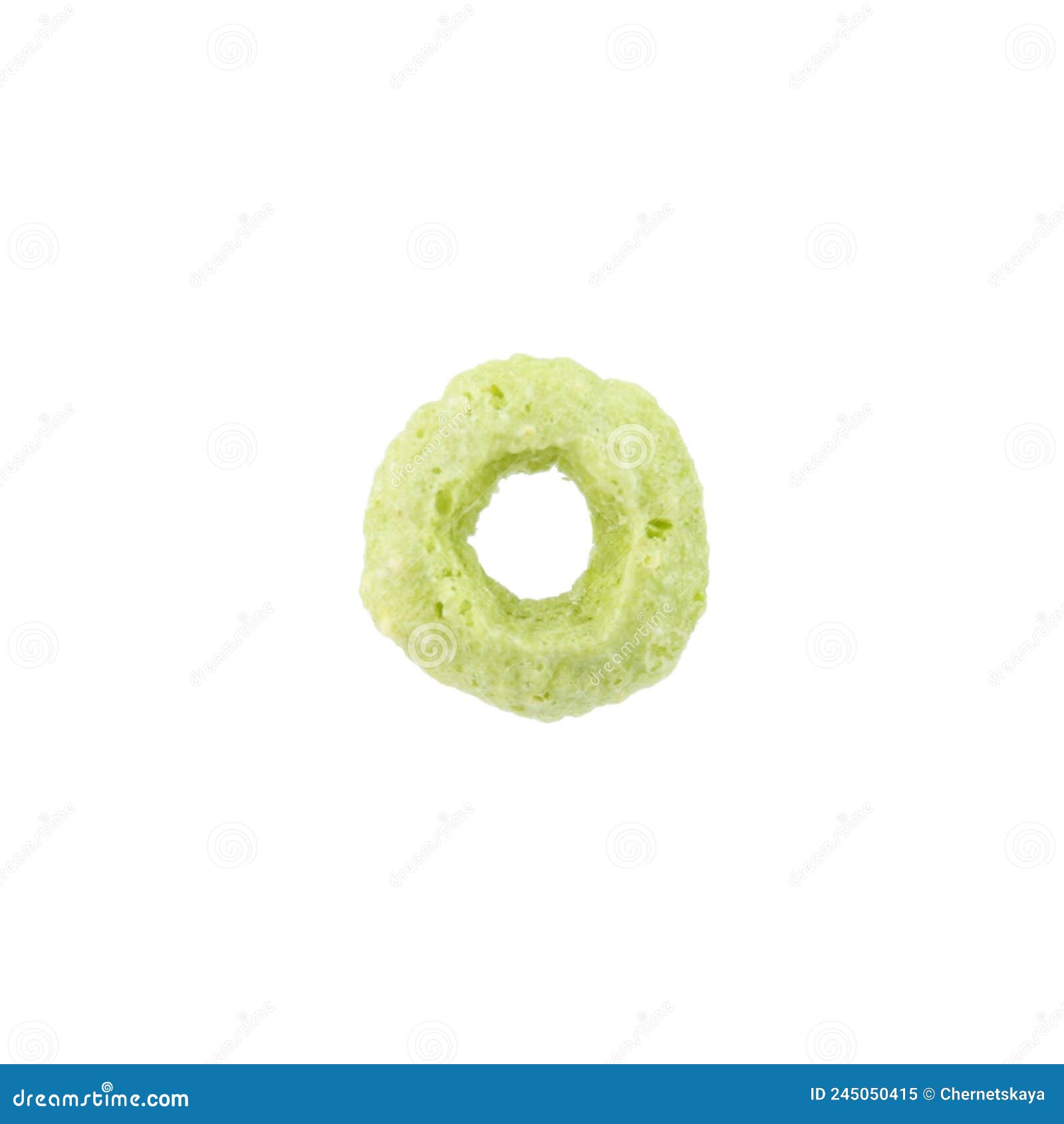 Sweet Tasty Corn Ring Isolated on White Stock Image - Image of nutrient ...