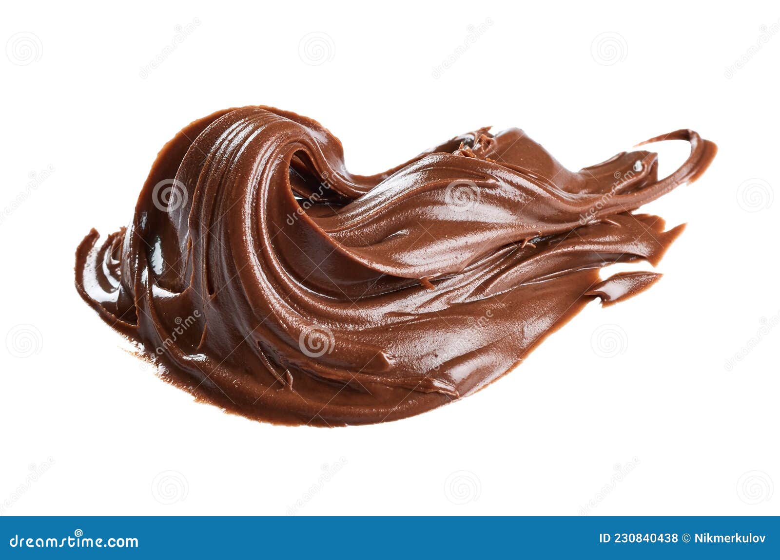 Sweet Tasty Nutella Isolated on White Stock Photo - Image of texture ...