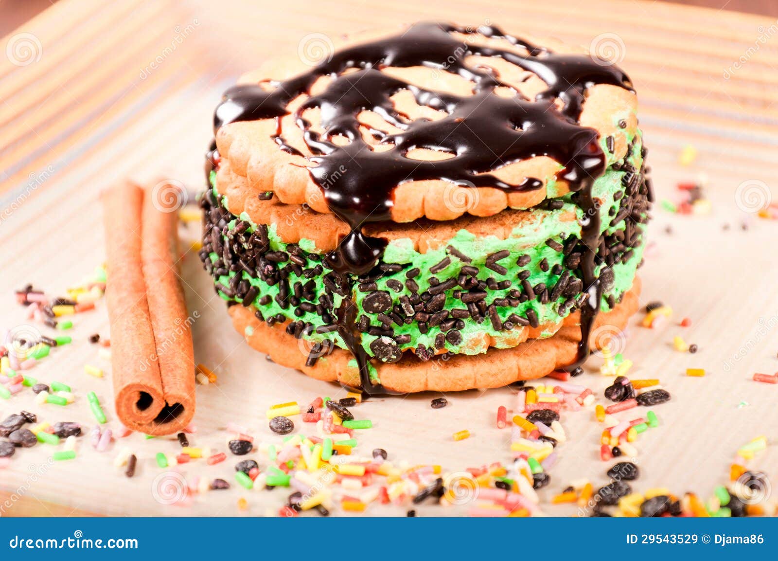 Sweet time biscuit stock image. Image of cinnamon, broken - 29543529