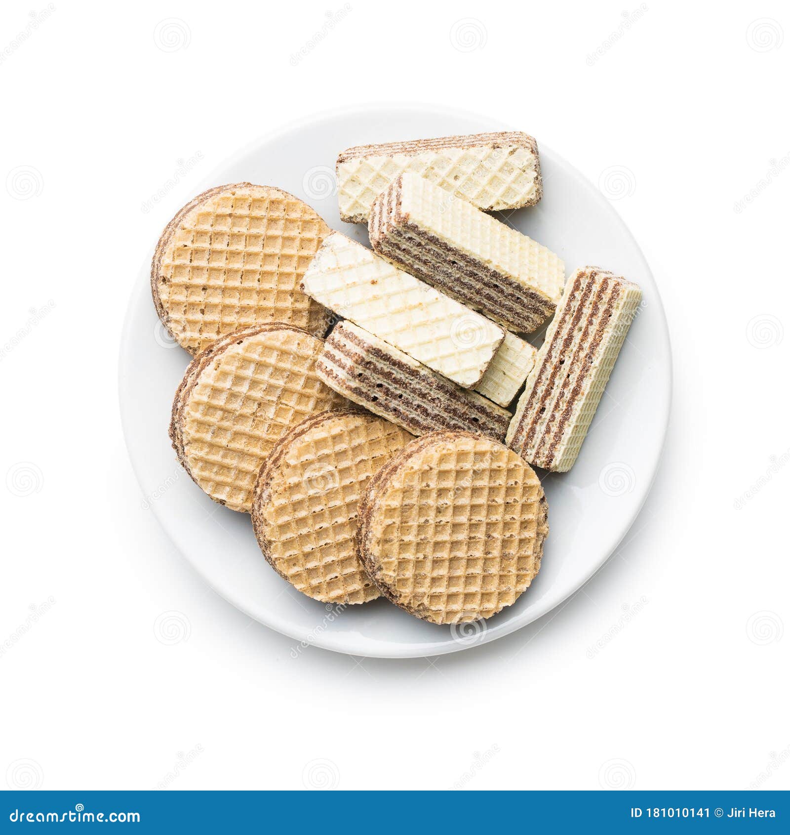 Sweet wafer biscuits stock image. Image of isolated - 181010141